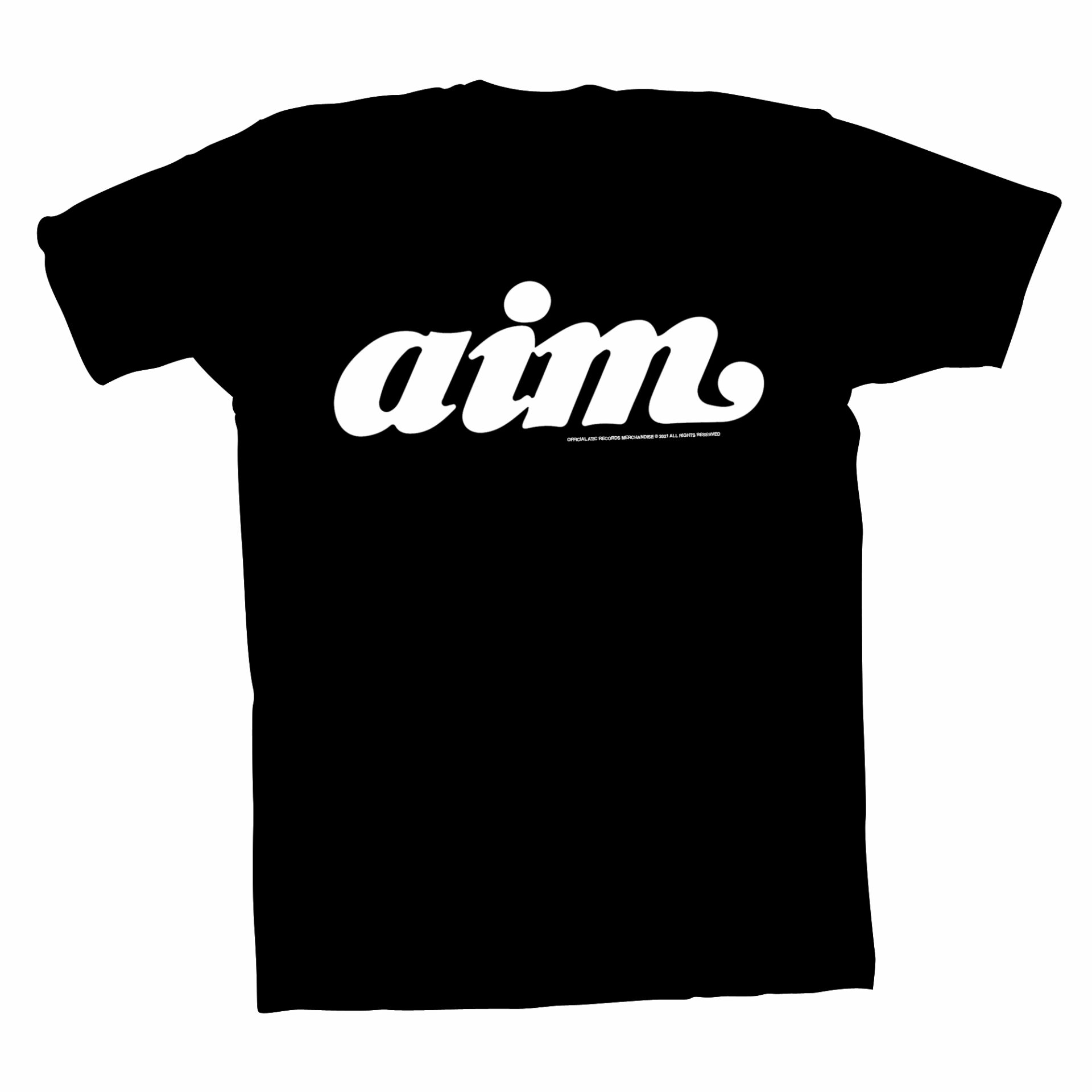 Classic Aim Logo T-Shirt B&W – Large | ATIC Records